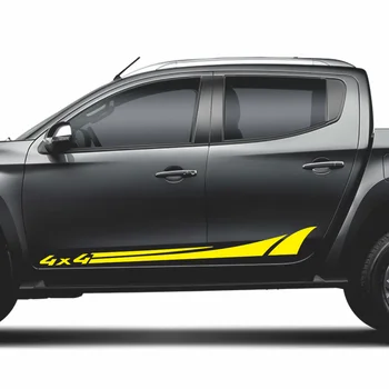 Truck Door Side Skirt Vinyl 4x4 Car Sticker for Nissan NAVARA ...
