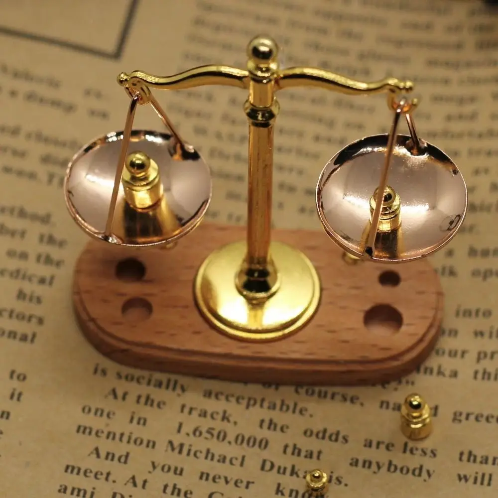 Mini-Balance-Scales-Vintage-Ornament-Mini-Dollhouse-Decor-Scales-Metal ...