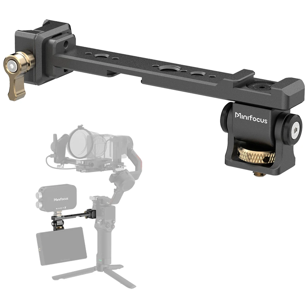 Minifocus Adjustable Camera Monitor Mount with Quick Release NATO Clamp ...