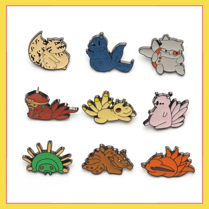 Animation-Peripherals-Naruto-Metal-Badge-Tailed-Beast-Nine-Tails-Series ...