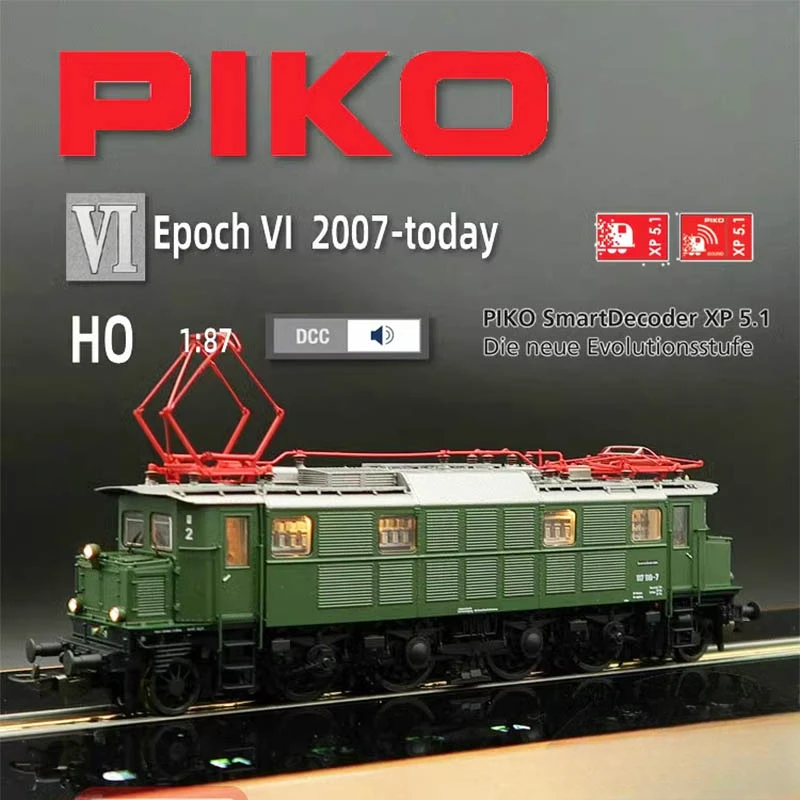 PIKO-Train-Model-HO-Type-1-87-51492-BR117-Electric-Locomotive-Digital ...