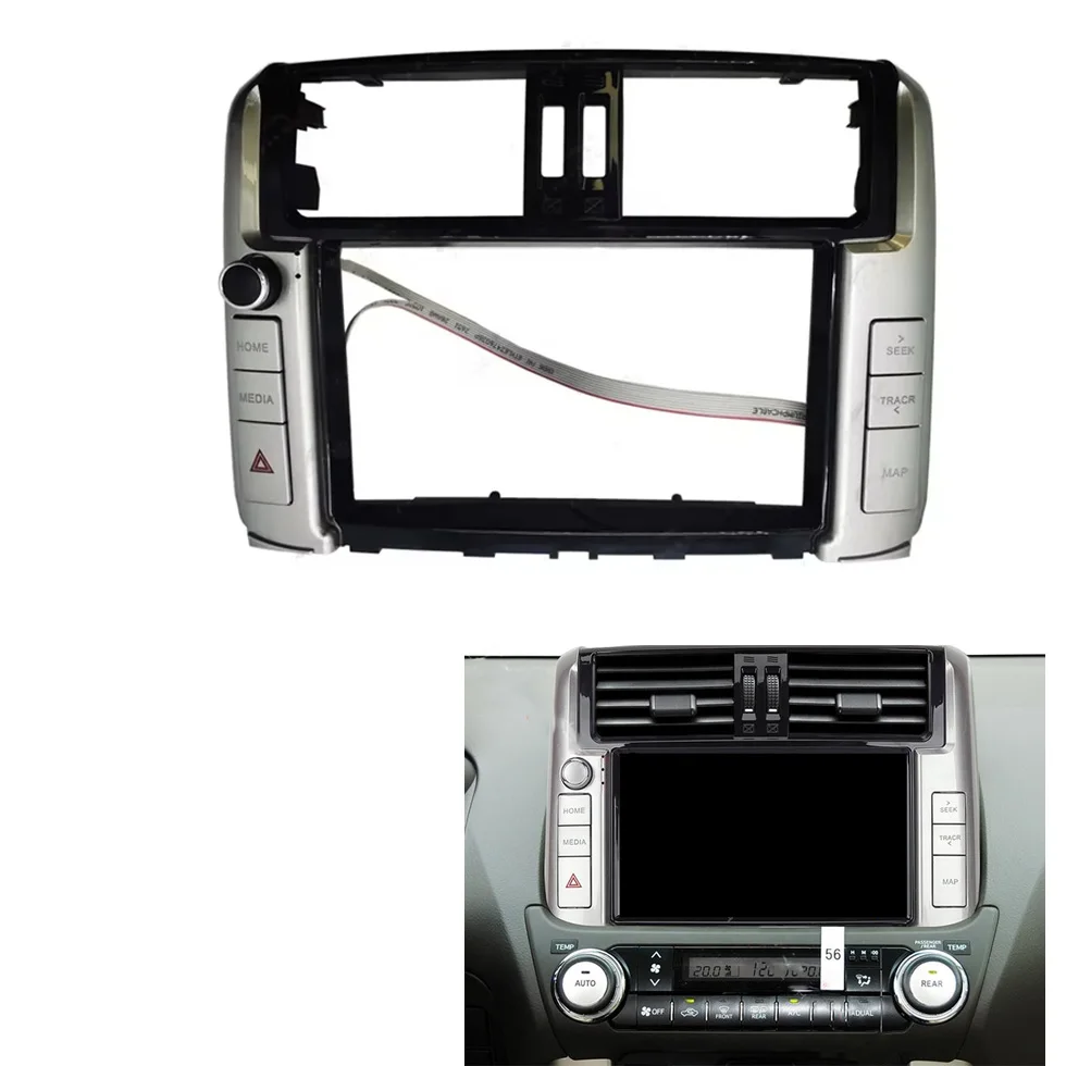 OEM-9-Inch-Car-Audio-Fascia-Frame-For-Toyota-Prado-2010-2011-2012-2013 ...