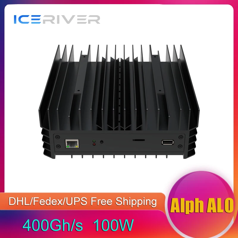 IceRiver-ALPH-AL0-400GH-100W-Miner-IceRiver-AL0-Alephium-Mining-Crypto ...