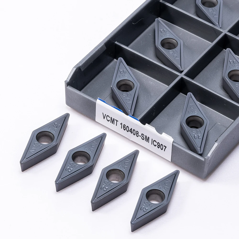 Vcmt160408 Sm Ic908 Ic907 Vcmt160404 Sm Ic908 Ic907 Carbide Insert ...