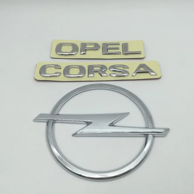 1pcs-3D-ABS-opel-CORSA-Car-letter-Hood-Front-Bonnet-Grill-Rear-Trunk ...