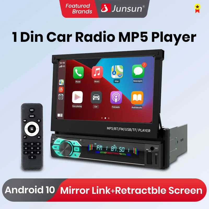 Junsun-1-Din-Car-Stereo-Universal-Multimedia-Player-MP5-Car-Radio ...