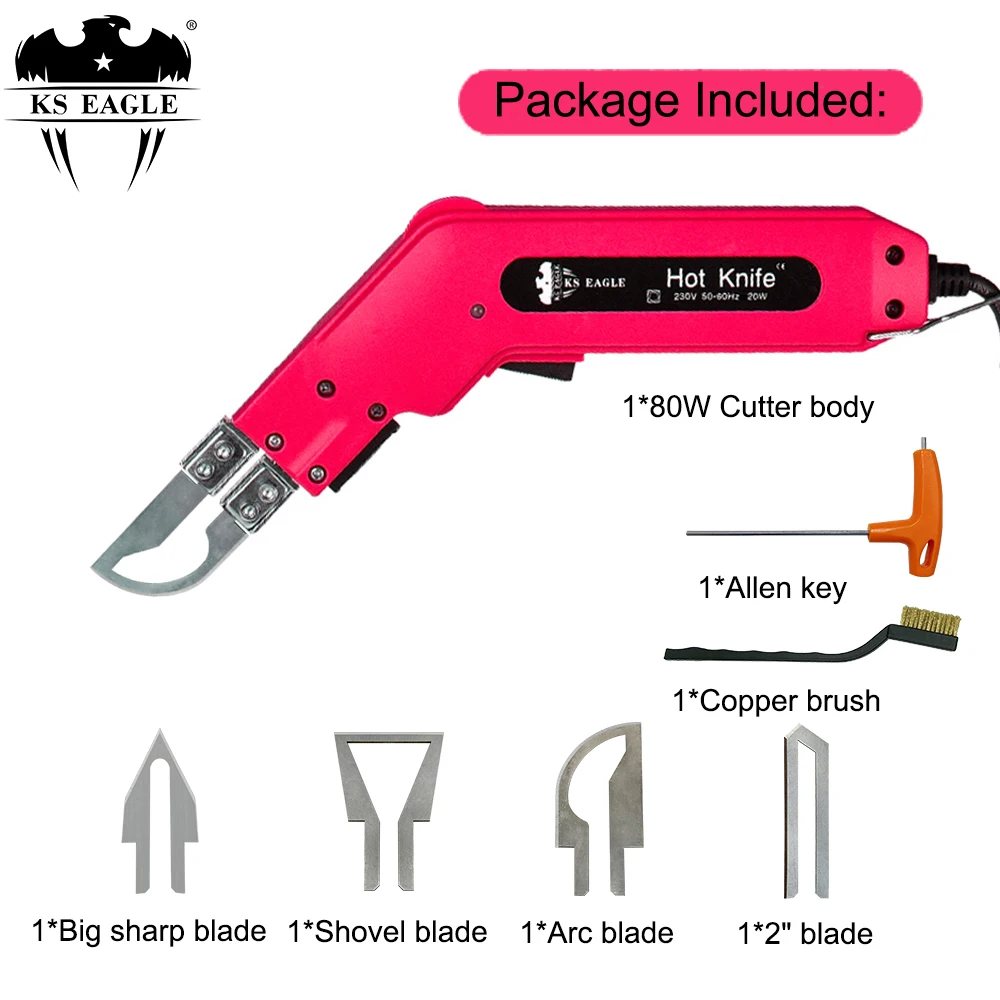 Electric-Hot-Knife-Thermal-Cutter-Hand-Held-80W-Cutter-Foam-Cutting ...