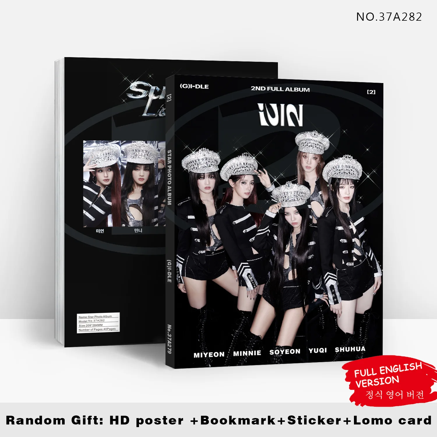 Kpop-Idol-GIDLE-New-Album-Portrait-Photo-Gallery-Sticker-Large-Size ...