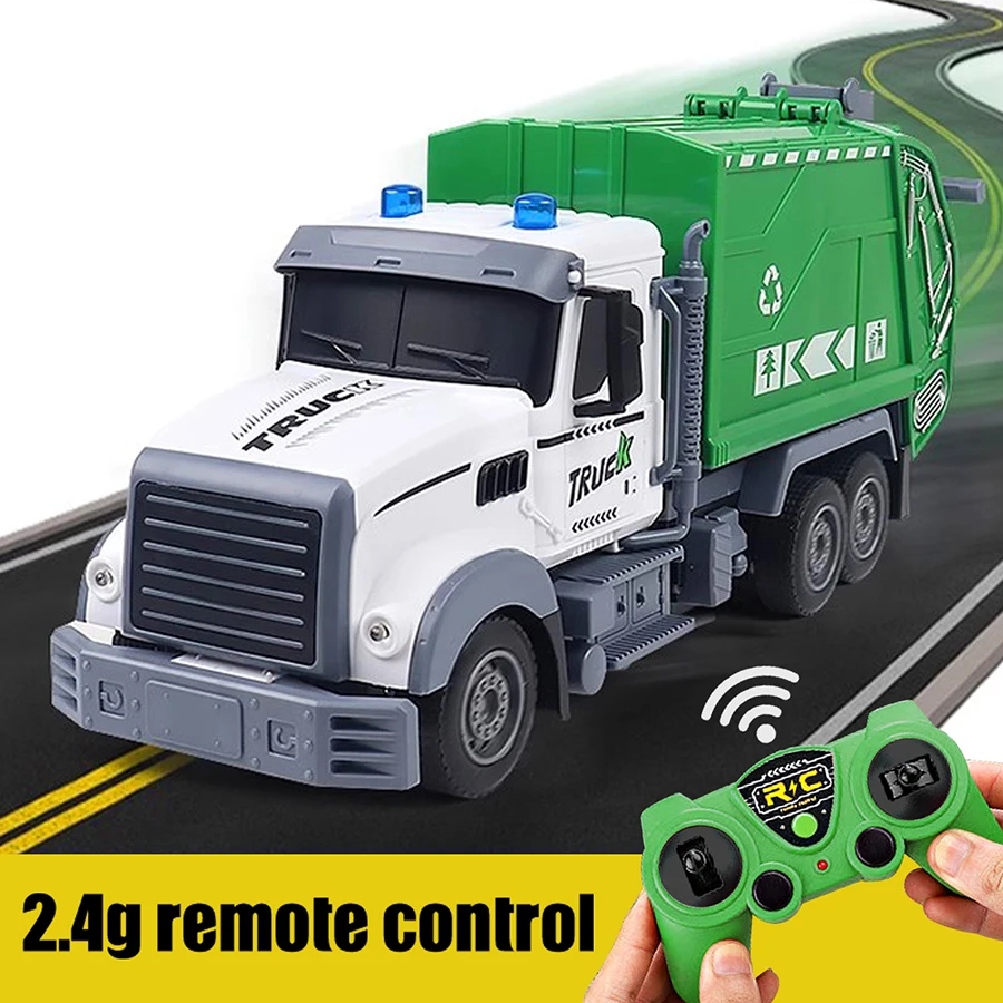 Remote-control-sanitation-vehicle-charging-children-s-dump-truck-toy-RC ...