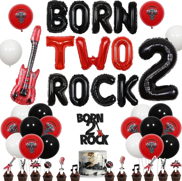 Rock Star Birthday Cake Toppers