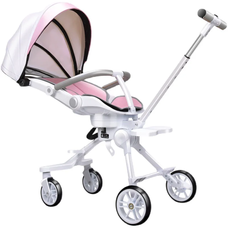 Four-Wheels-Stroller-light-weight-Baby-Stroller-baby-carriage-carrito ...