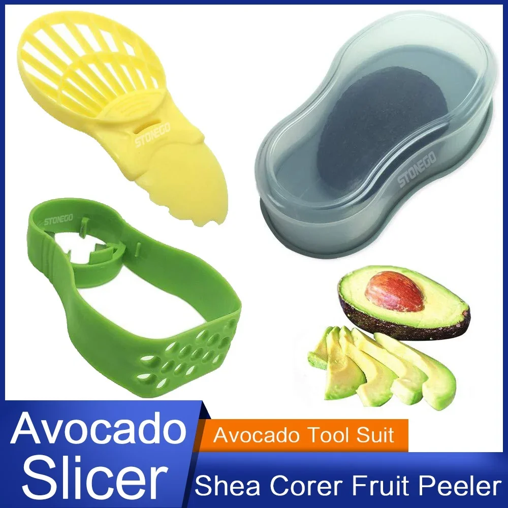 Avocado-Slicer-Shea-Corer-Fruit-Peeler-Cutter-Pulp-Separator-Plastic ...