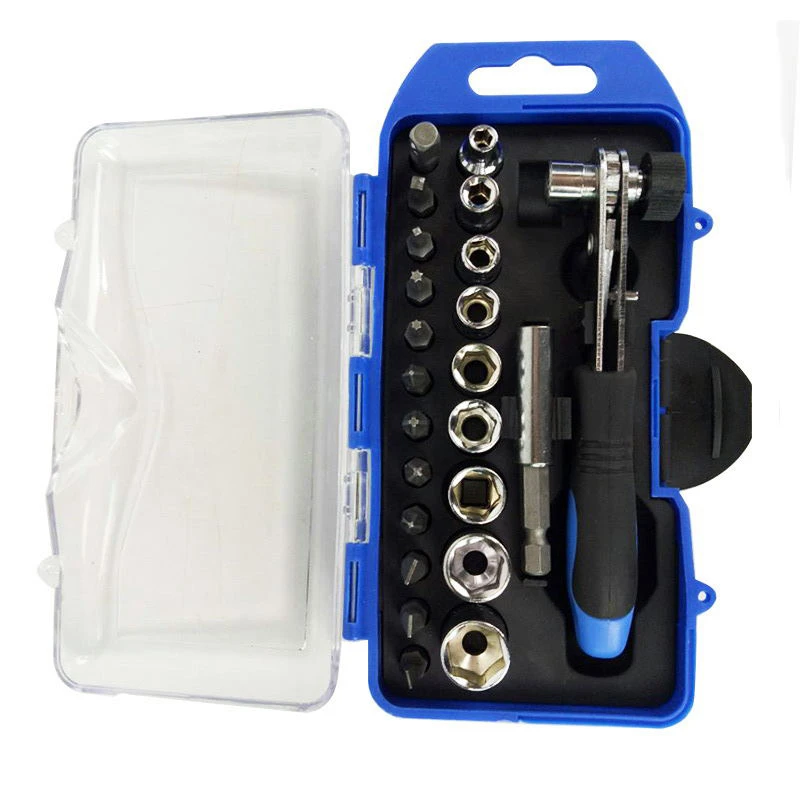 23-Pcs-Wrench-Set-Mini-Ratchet-Bits-Sockets-Motorcycle-Bicycle ...
