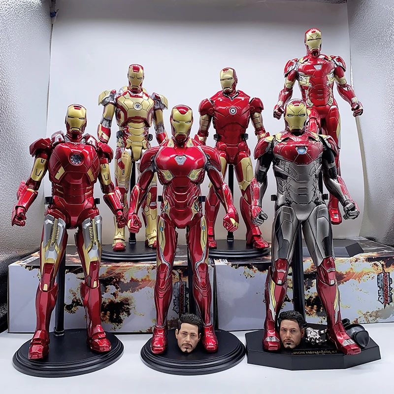 Mainan-Gila-Marvel-Figur-Aksi-Pria-Besi-MK50-Mark-50-Mk45-Mk47-MK42-MK7 ...