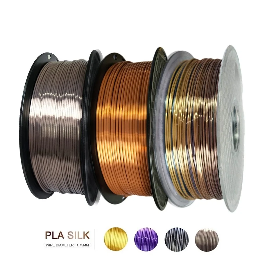 Silk-PLA-3D-Filament-1kg-1-75mm-Spool-Wire-3D-Printer-Material-3D-Print ...
