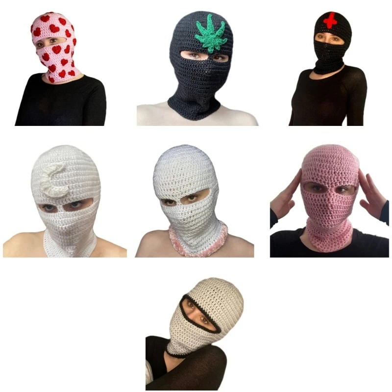 Balaclava-Hat-Horrid-Skull-Cap-Crocheted-Hat-for-Women-Men-Picture ...