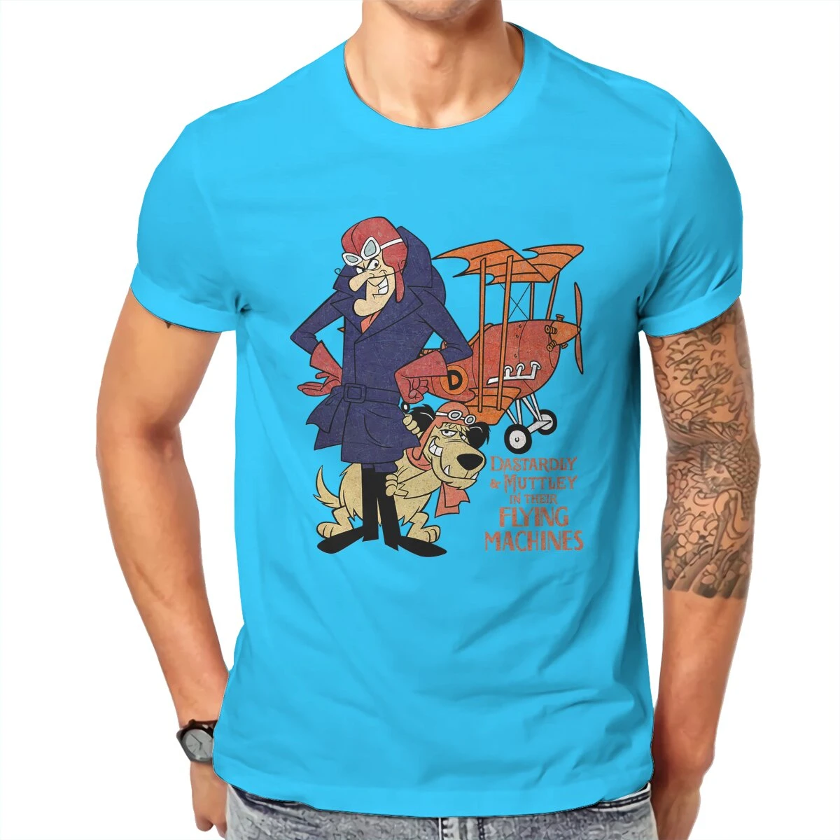 Dastardly Muttley Flying Machines | Shirt Muttley Wacky Races | Printed ...