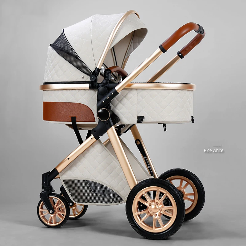 Prams-for-newborns-baby-stroller-High-landscape-Folding-newborn ...