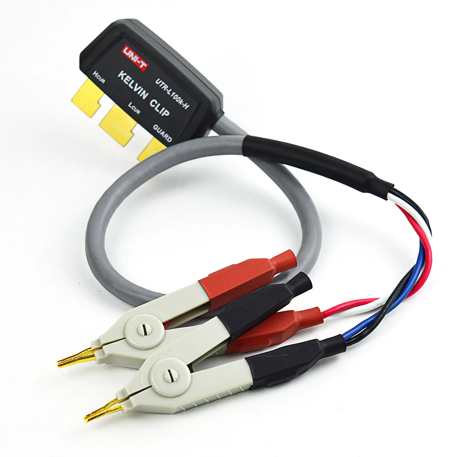 UNI-T-UTR-L100k-H-UTR-L100kS-H-Kelvin-Test-Lead-Four-terminal-Kelvin ...