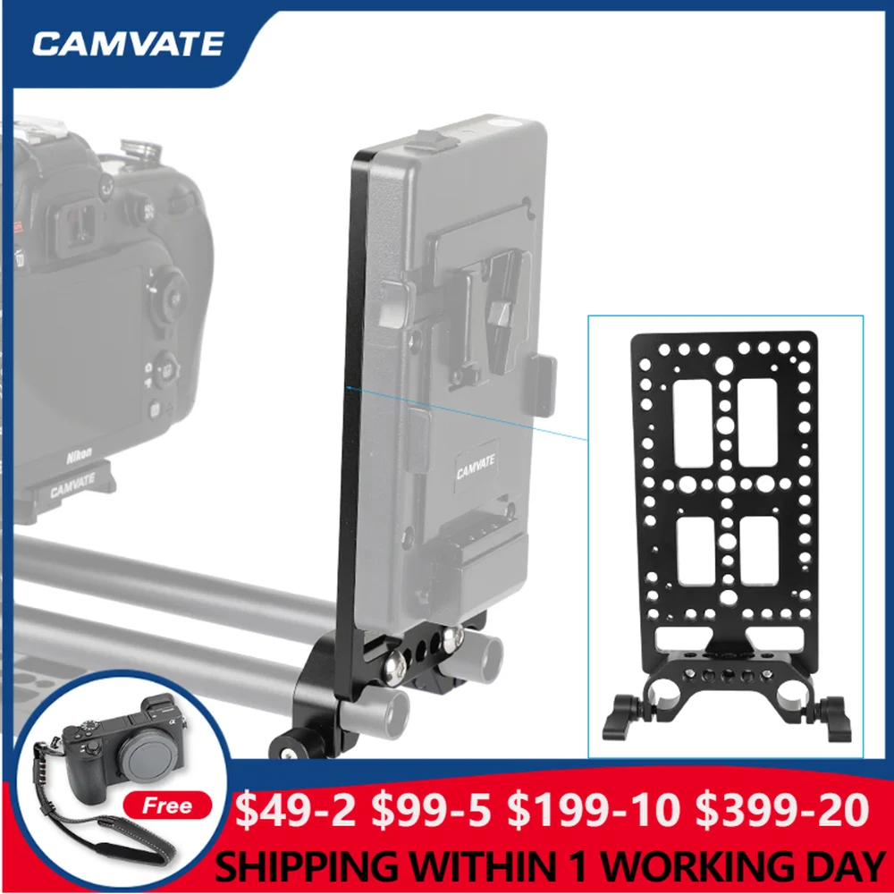 Camvate Multi-purpose Cool Cheese Plate Backboard Plate With 15mm Rod ...