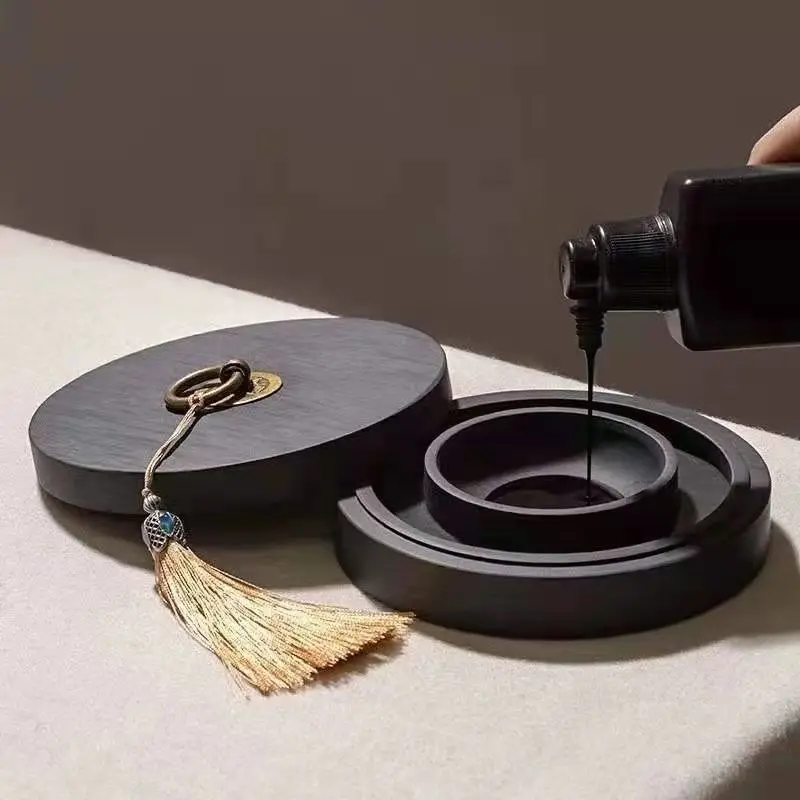 Hot-Pot-Inkstone-Calligraphy-Special-With-Cover-Double-Ring-Thickened ...