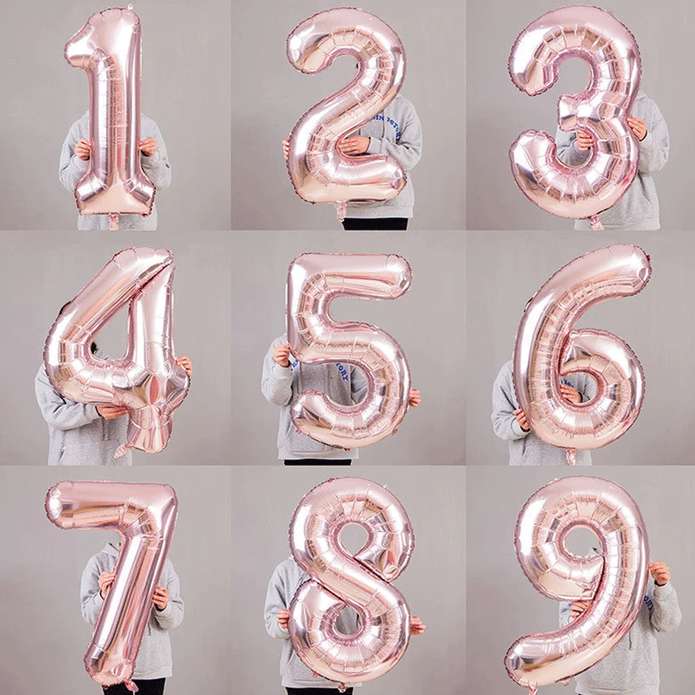 Foil-Numbered-Balloons-0-9-Balloons-Birthday-Wedding-Birthday ...