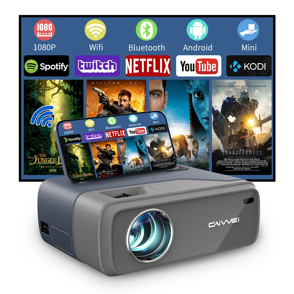 LED-Projector-1080P-Full-HD-WIFI-Bluetooth-Video-Projectors-7000Lumen ...