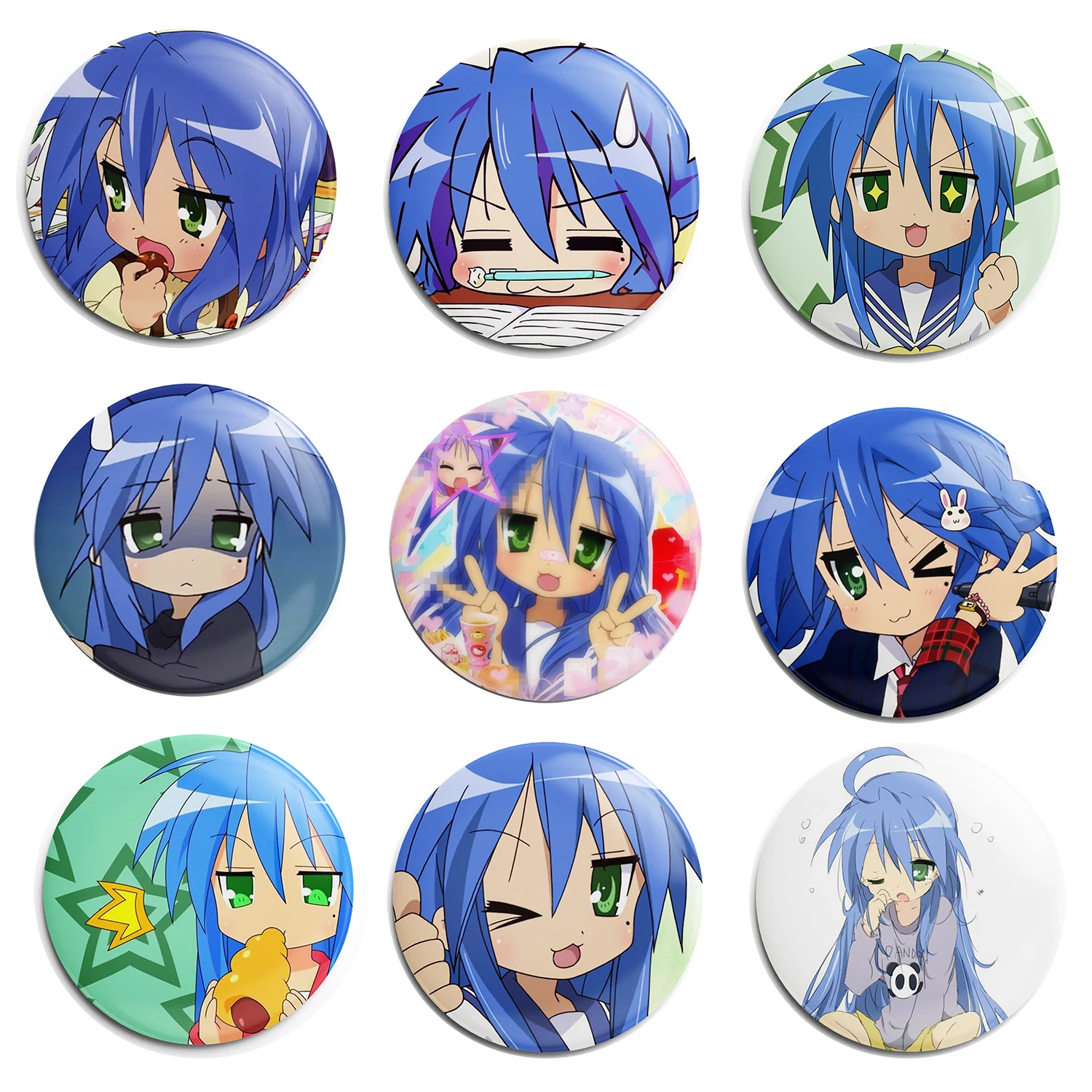 Izumi-Konata-Cute-Cartoon-Soft-Button-Lapel-Anime-Pin-Brooch-Jewelry ...