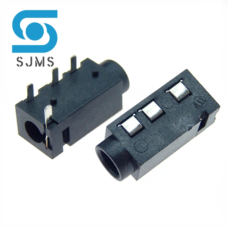 10Pcs PJ320A/D 4Pole TRRS 3.5 MM Audio Jack Connector Through Holes PCB ...