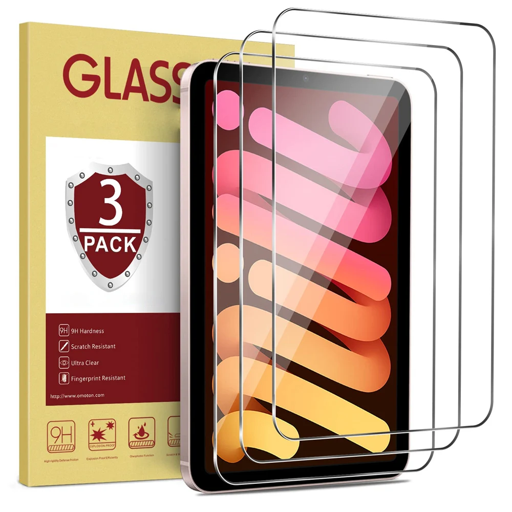 (3 Packs) Tempered Glass For Apple iPad Mini 6 8.3 2021 6th Generation ...