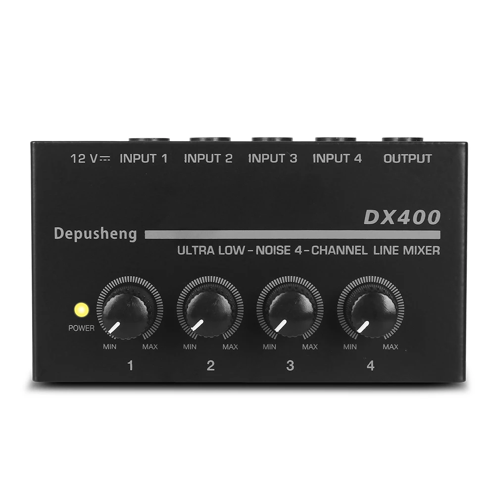 4 Channels Mixing Console Amplifier Depusheng DX400 Professional Sound ...