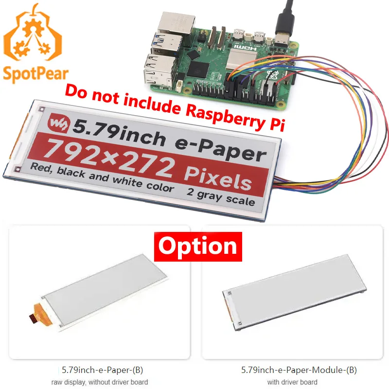5-79inch-e-Paper-Ink-B-Red-Black-White-display-792x272-For-Arduino ...