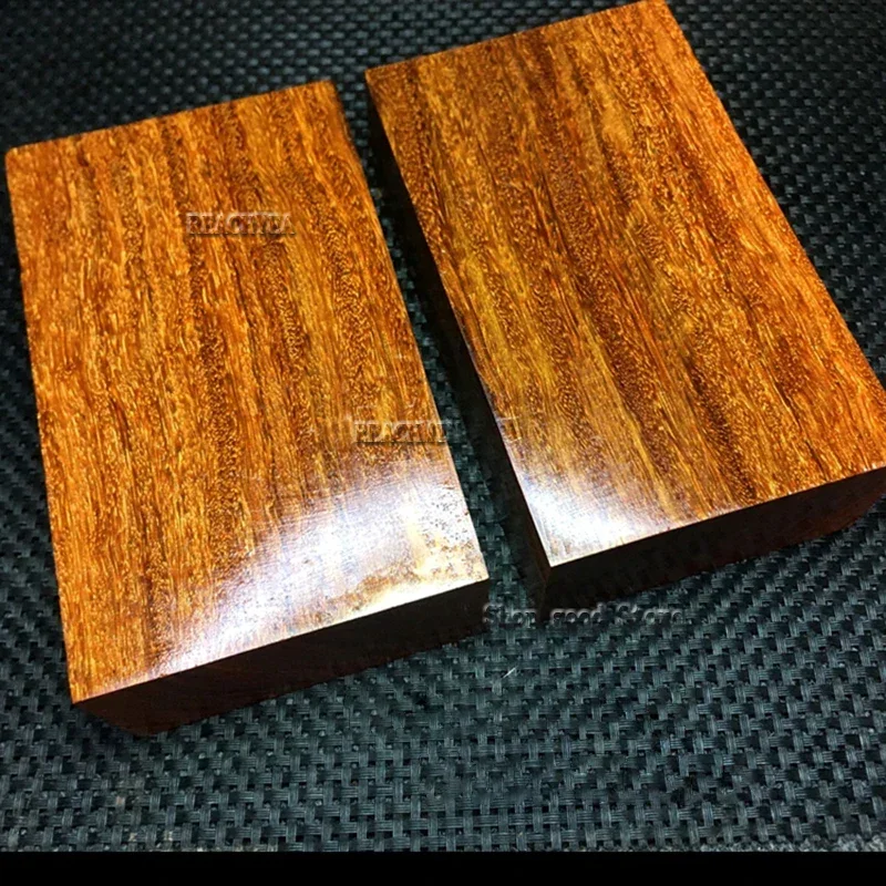 1 confezione di manico per coltello in legno di palissandro dorato ...