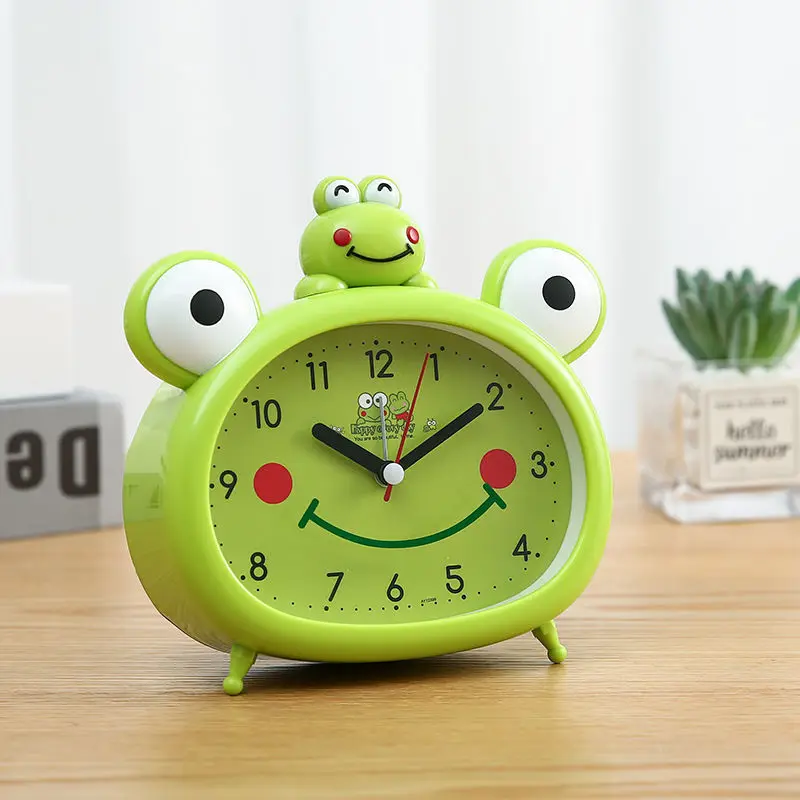 Boys-Alarm-Clock-Cartoon-Little-Frog-Design-Cute-Girl-Female-Students ...