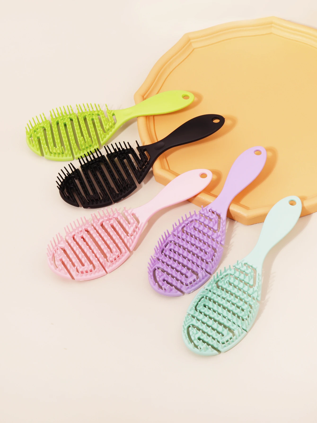 1PCS-hollow-ribbed-maze-comb-scalp-massage-comb-oval-mosquito-coil-comb ...
