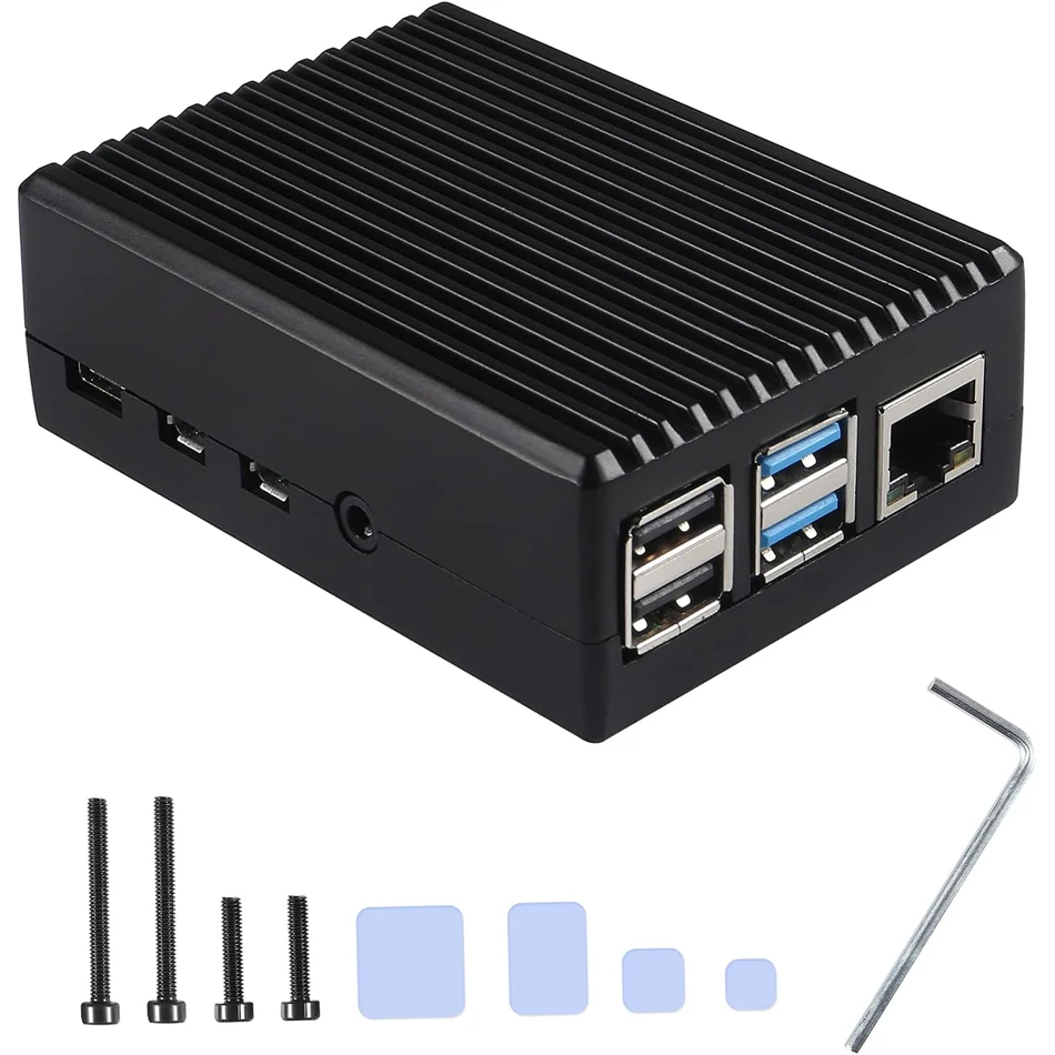 for-Raspberry-Pi-4-Model-B-Aluminum-Heavy-Duty-Passive-Cooling-Metal ...