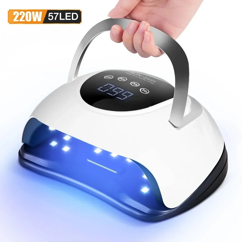 New-Model-Portable-Quick-drying-Manicure-Lamp-220w-High-power-Nail ...
