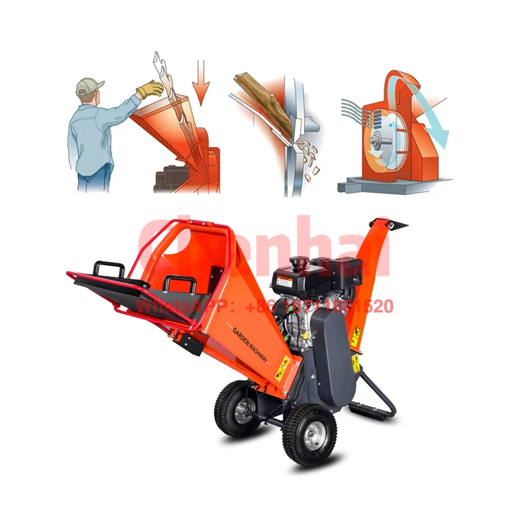 Electric-Motor-Powered-80mm-Diameter-Tree-Branch-Shredder-Chipper ...