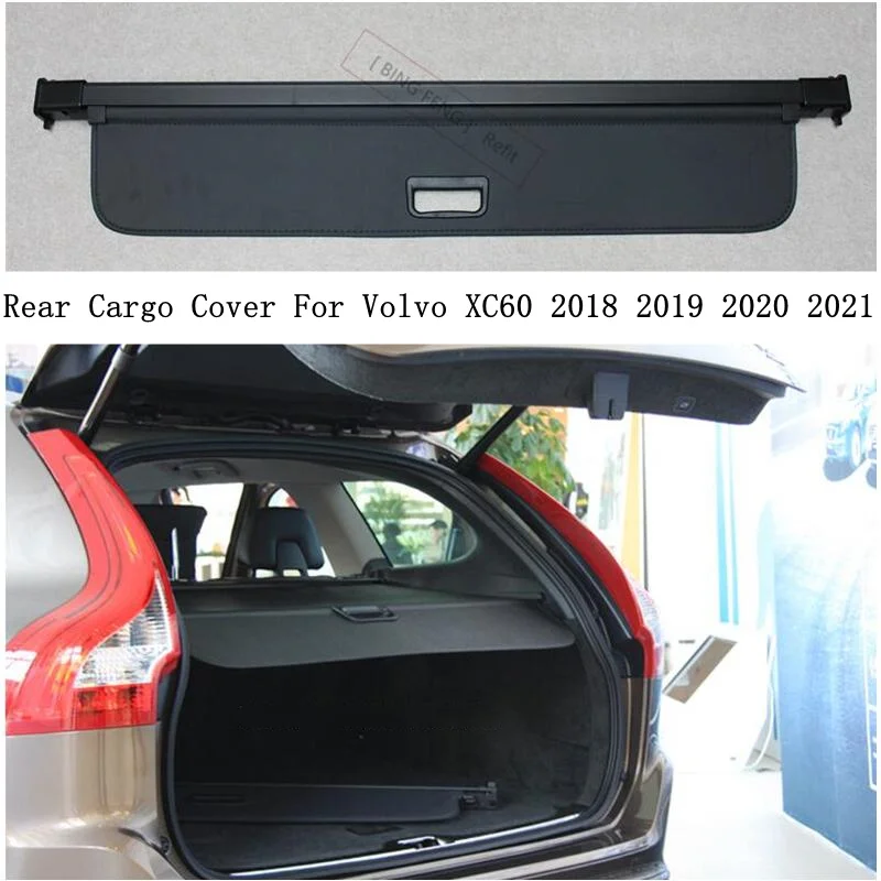 For-Volvo-XC60-2018-2019-2020-2021-2022-Rear-Cargo-Cover-Privacy-Trunk ...