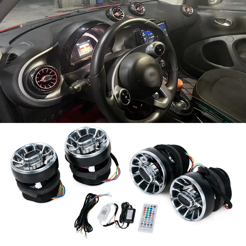 Car-LED-Front-Dashboard-AC-Air-Condition-Vent-Outlet-Accessories-For ...