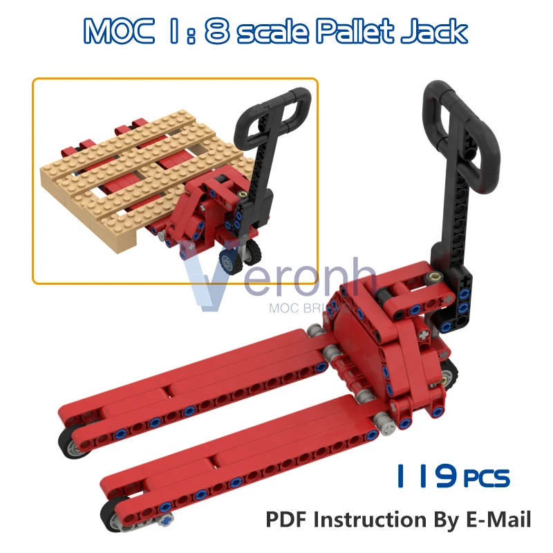 Steer-Wheels-with-Handle-Pallet-Jack-Building-Blocks-Mechanical ...