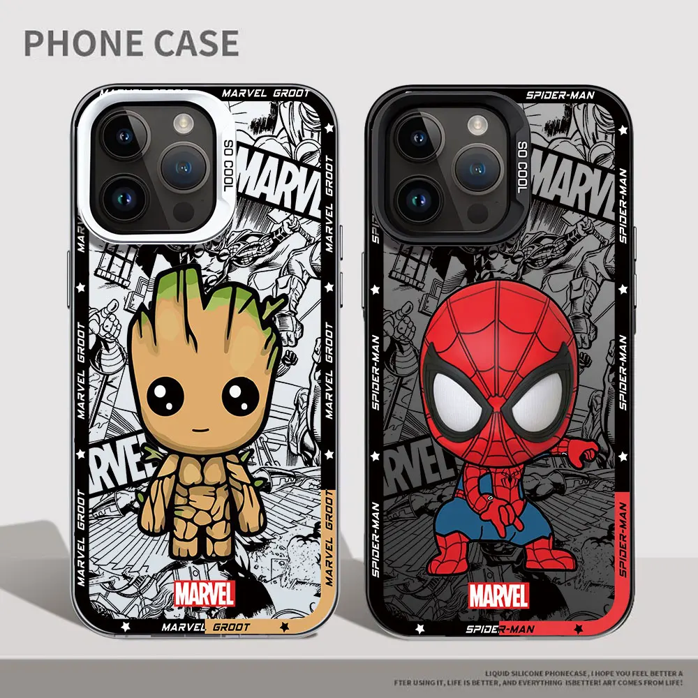 Marvel-Spiderman-Deadpool-Groot-Case-for-Samsung-Galaxy-A50-A03-Core ...
