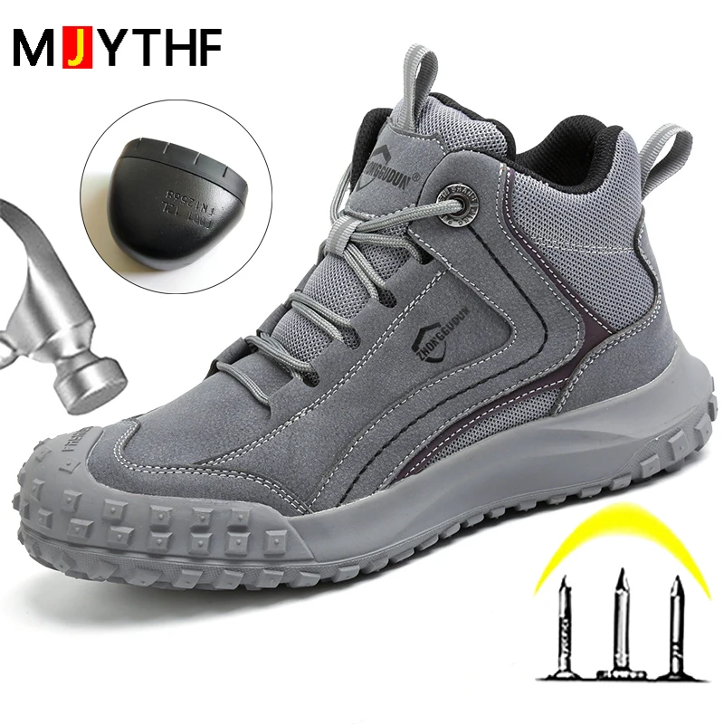 Autumn Winter New Work Safety Boots For Men Designer Work Sneakers Anti ...