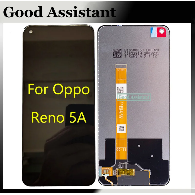 Original Black 6.5 Inch For Oppo Reno5 A Reno 5a 5g Cph2199 A101op Full Lcd Display Touch Screen ...