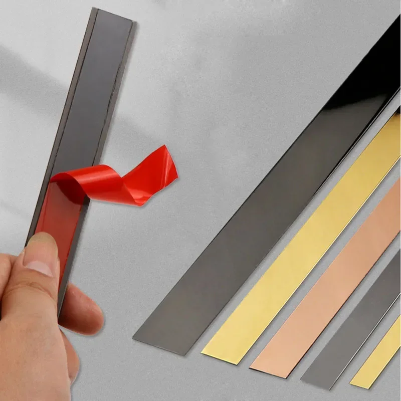 3meters-Edge-Strips-Decorative-Living-Room-Stainless-Steel-Background ...