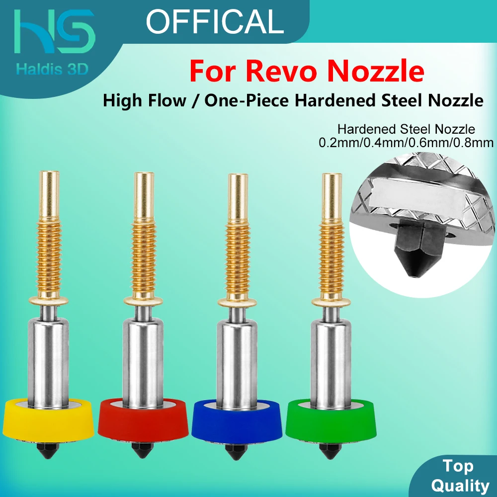 For REVO Nozzle Upgraded High Flow One-Piece Hardened Steel Nozzle 0.2 ...