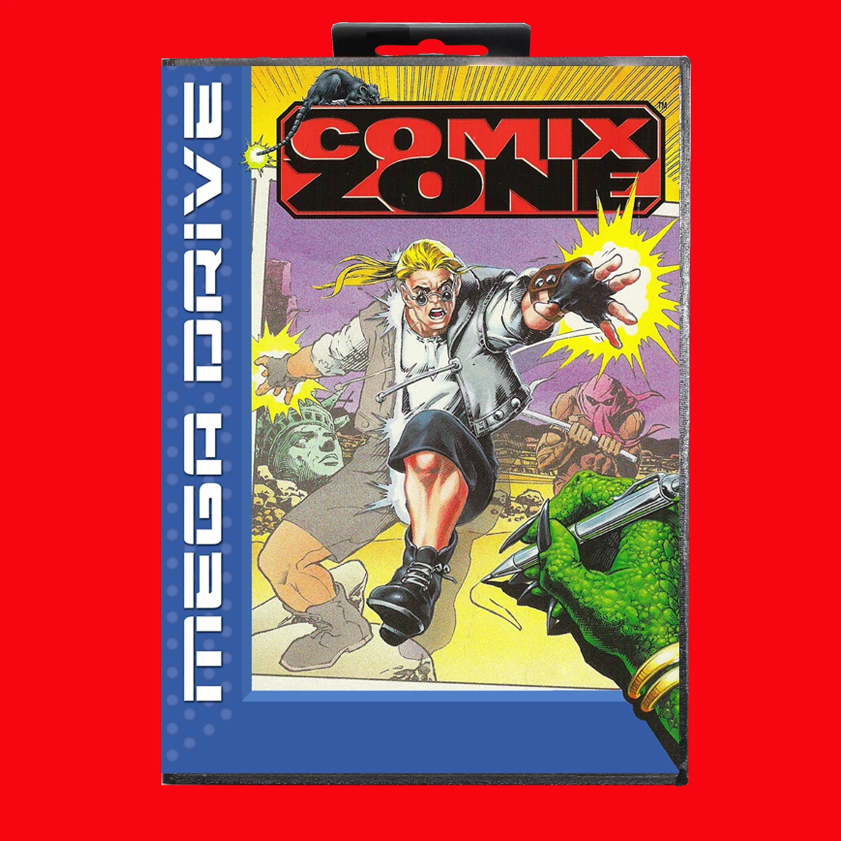 Sega-MD-Game-Cartridge-com-EUR-Box-Comix-Zone-16-Bit-Megadrive-Sistema ...