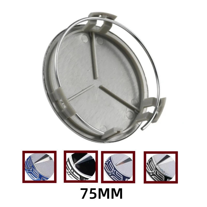4Pcs-75MM-Car-Wheel-Center-Logo-Hub-Cap-For-Mercedes-Benz-C207-C218 ...