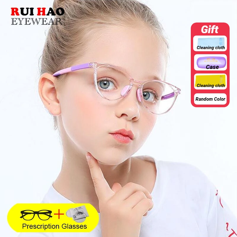 Customize Kids Prescription Eyeglasses Children Glasses Fill Resin Lens ...