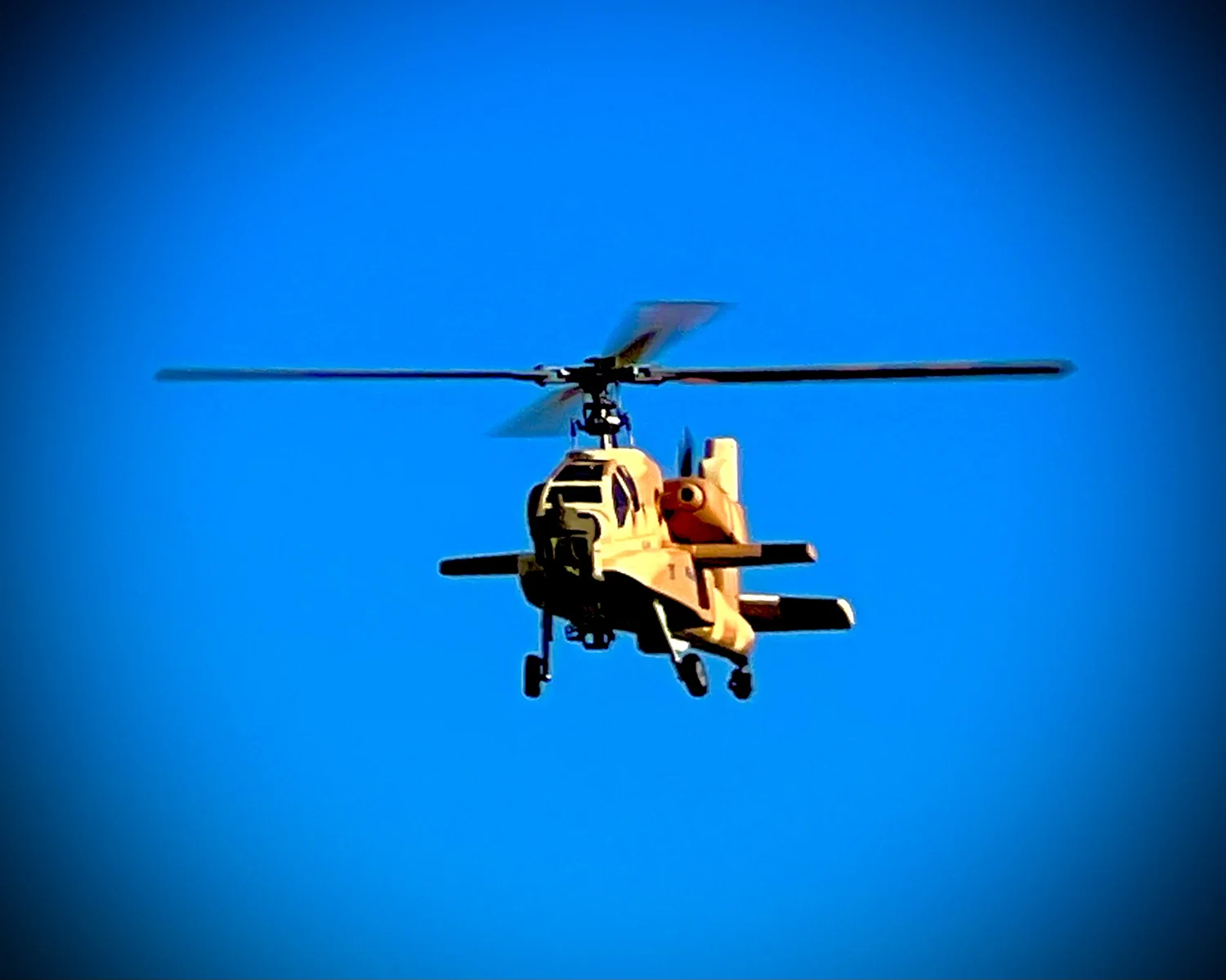 FLISHRC Roban AH-64 Apache Green 500 Size Scale Helicopter Four Rotor ...